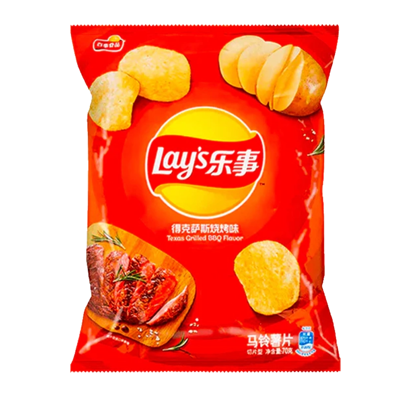Lay's Texas Grilled BBQ Potato Chips - Single | Grasscity